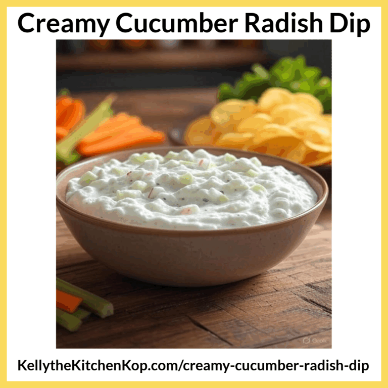 Cucumber Radish Dip