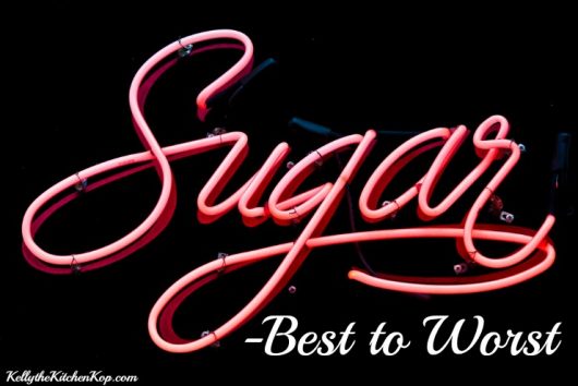 Sugars Best to Worst - the good, the bad & the disgusting - Kelly the ...