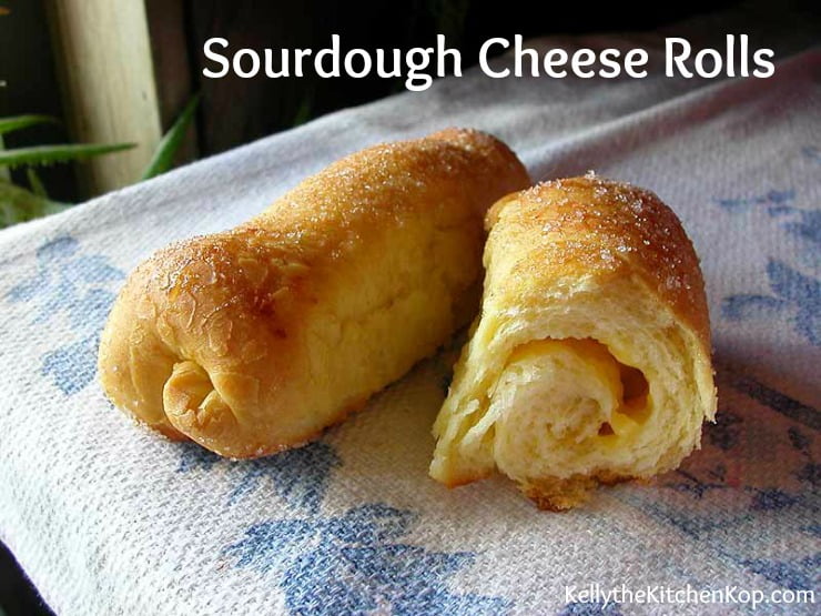 Sourdough Cheese Rolls (with the yeast version too) - Kelly the Kitchen Kop