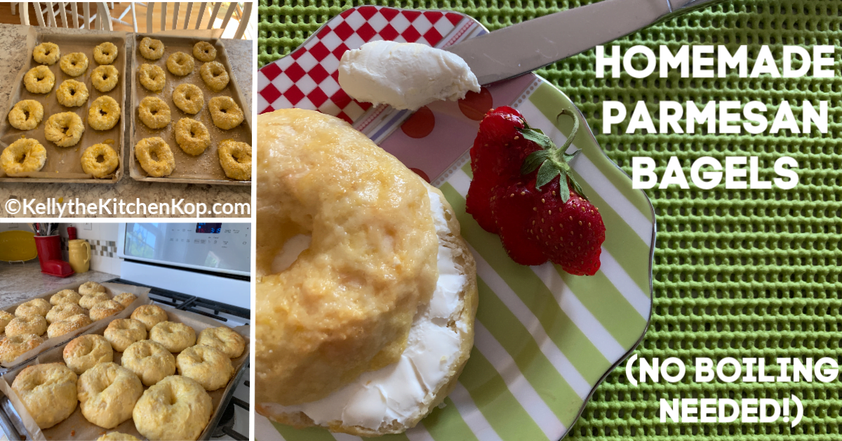 Easy Homemade Parmesan Bagels with No Boiling! (Cinnamon Raisin and ...